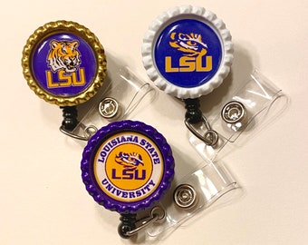 Lsu Badge Reel - Etsy