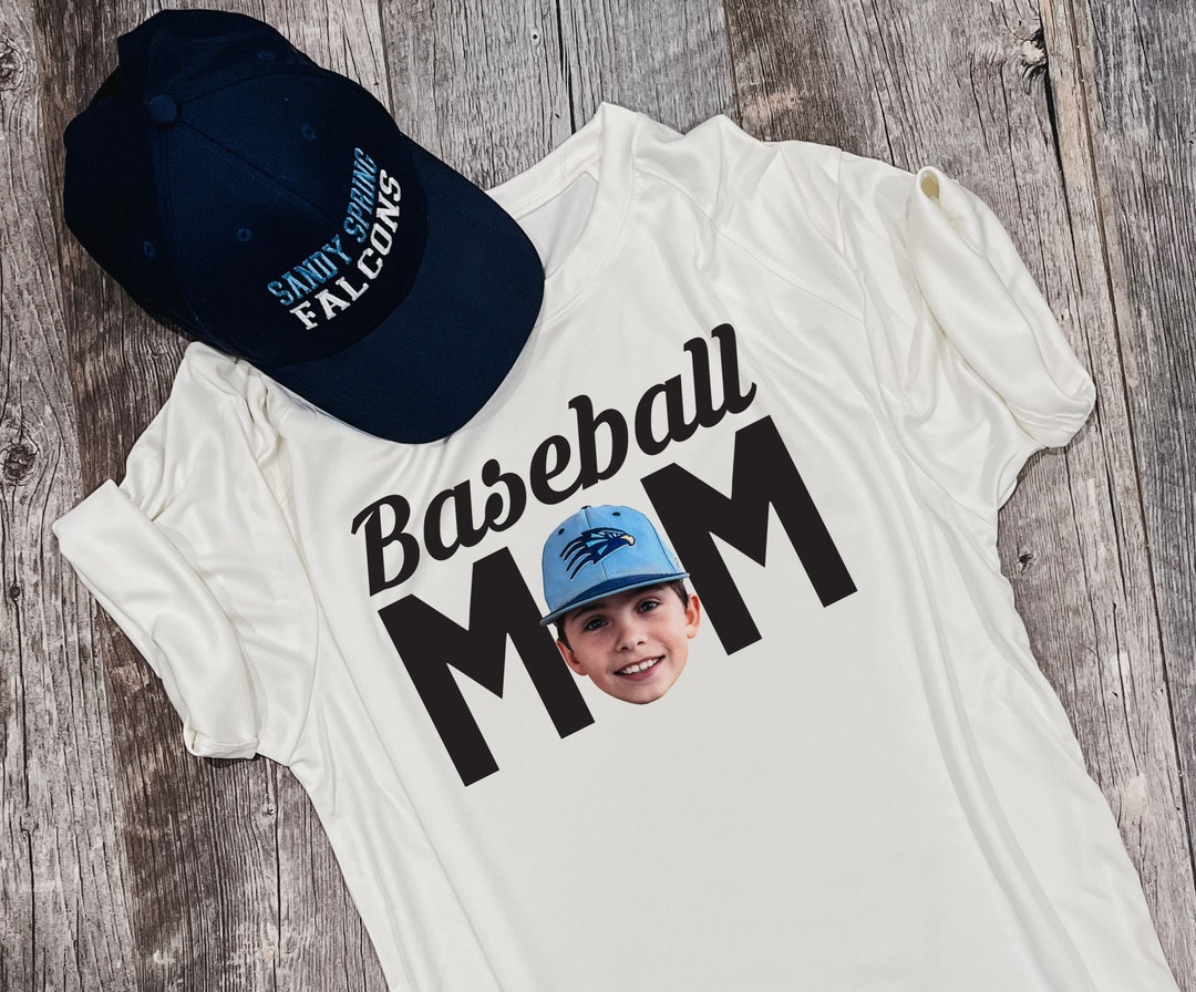 Baseball Mom Face Shirt, Baseball Custom Shirt, Baseball Dad, Team Name ...