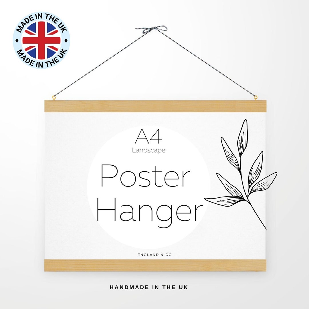 A4 Landscape Frame A4 Picture Hanger A4 Landscape Wood - Etsy