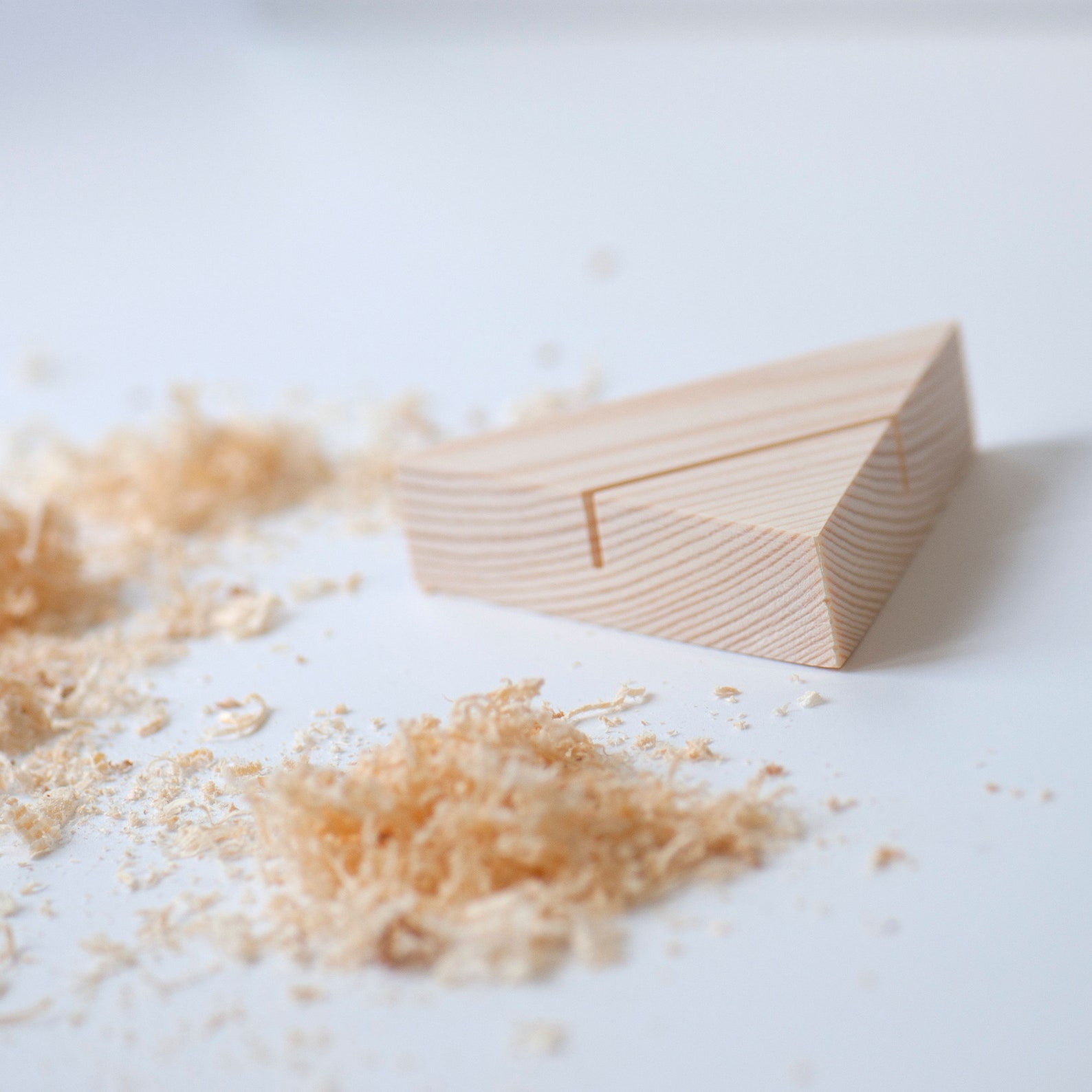 Triangle Card Holder Wood Wooden Card Holder Place Card | Etsy