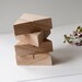 Oak Triangle Place Card Holder Oak Picture Holders Oak Table - Etsy