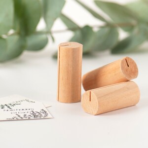 Pricing Block Wood, Light Wood Price Holder, Pricing Blocks Wooden ...