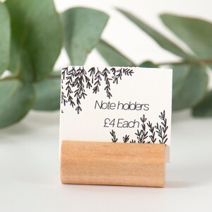 Pricing Block Wood, Light Wood Price Holder, Pricing Blocks Wooden ...