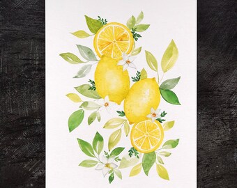 Citrus Print - Etsy