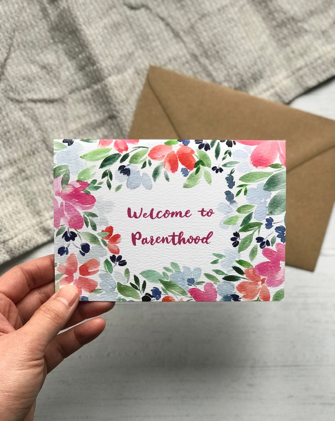 Welcome to Parenthood Card New Parents New Baby - Etsy