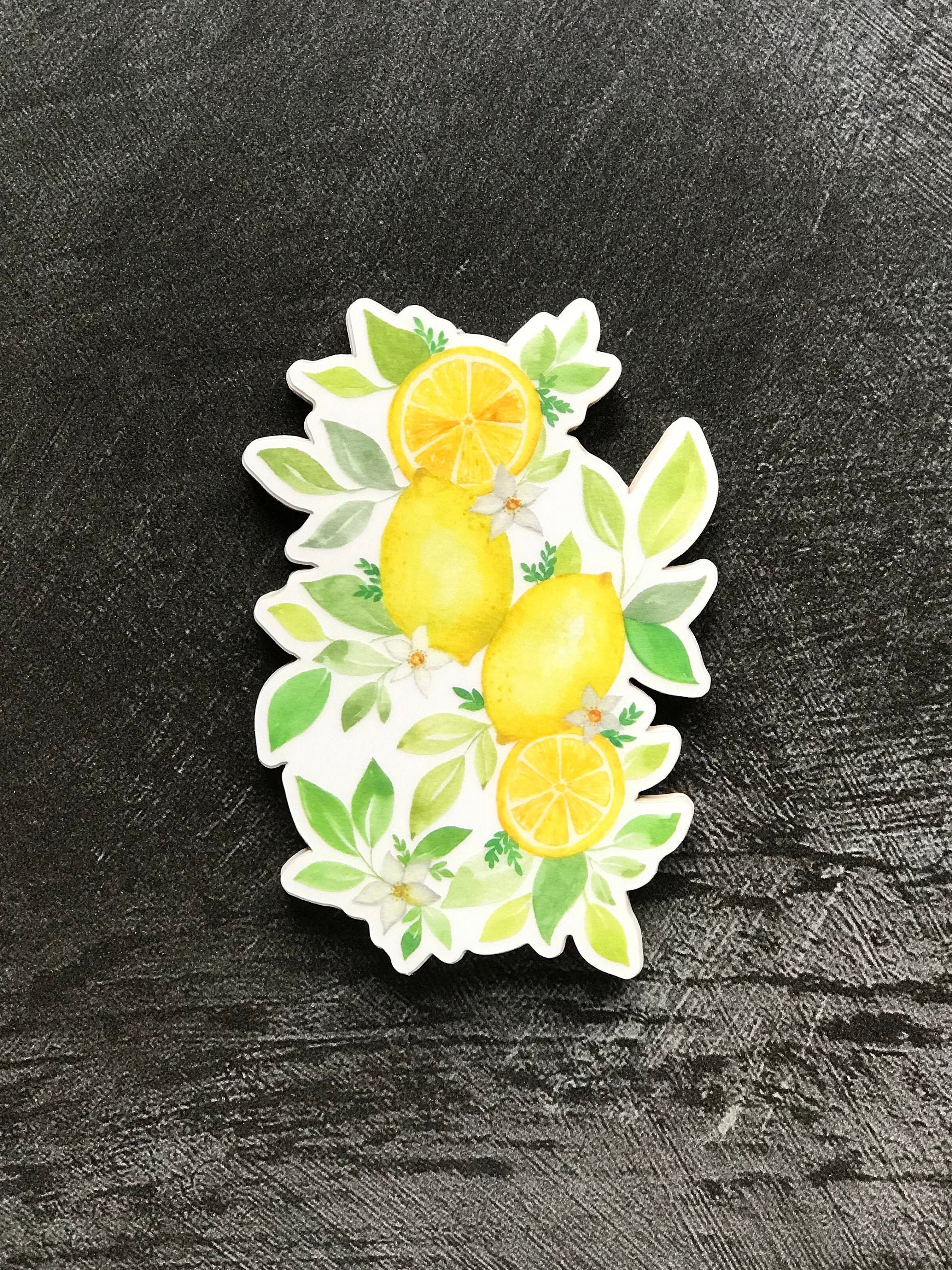 Lemon Sticker - Transparent Sticker - Etsy