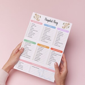 Pregnancy Checklist Bundle, Printable Pregnancy Planner to Do Lists ...