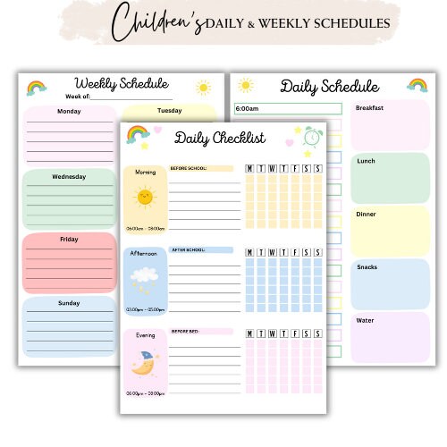 Editable Ultimate Chore Chart, Routine Kids Checklist, Routine Children ...