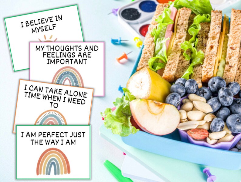 Printable Positive Affirmation Cards for Kids, 36 Printable Affirmation ...