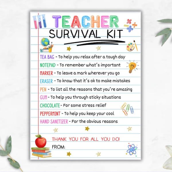 Staff Survival Kit - Etsy