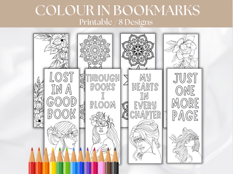 Printable Colouring Bookmarks, Reading Tracker, Colouring Bookmarks ...