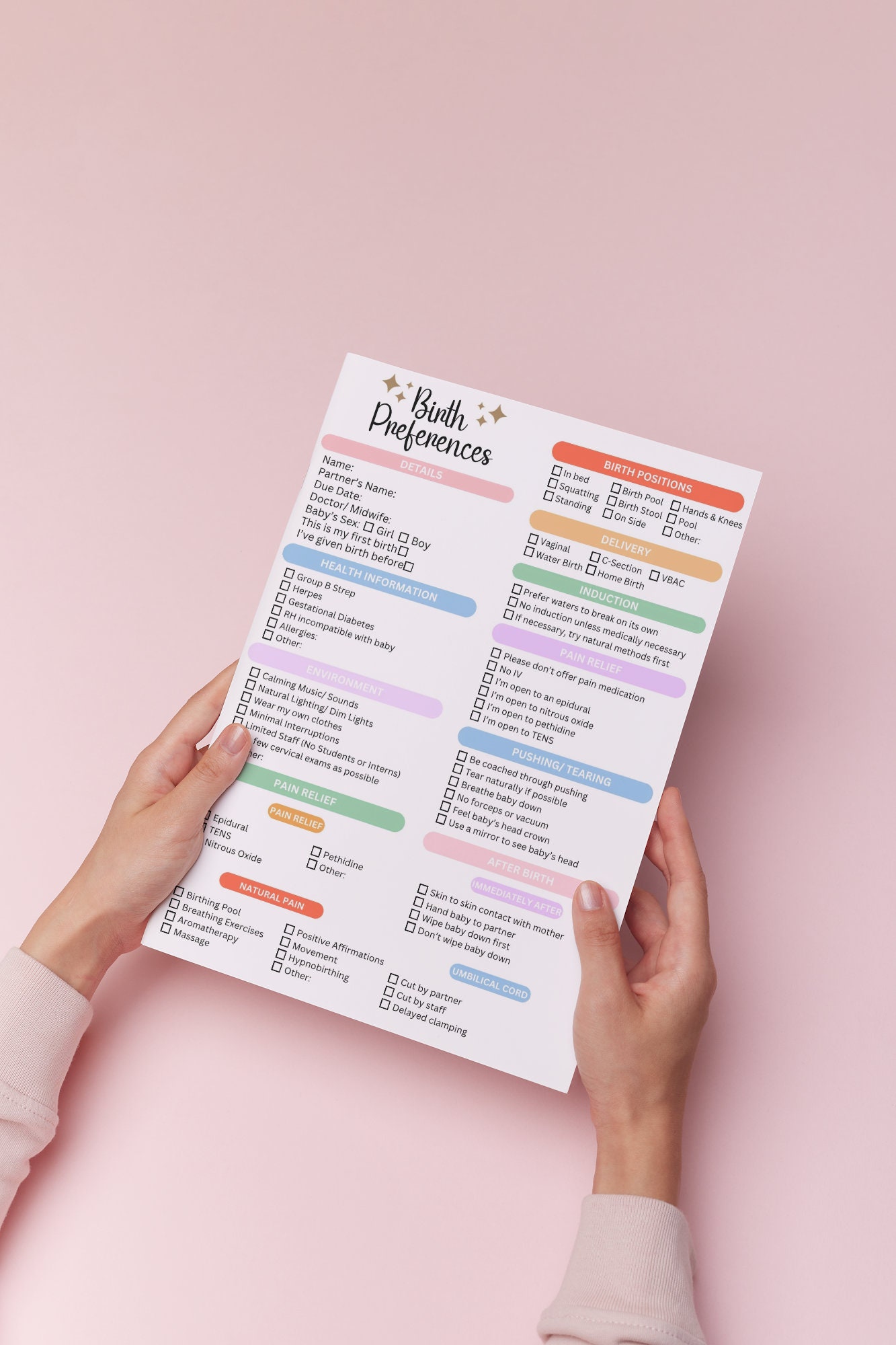 Pregnancy Checklist Bundle, Printable Pregnancy Planner to Do Lists ...