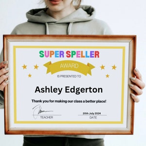 Classroom Awards, End of Year Awards, Student Awards, Printable Student ...