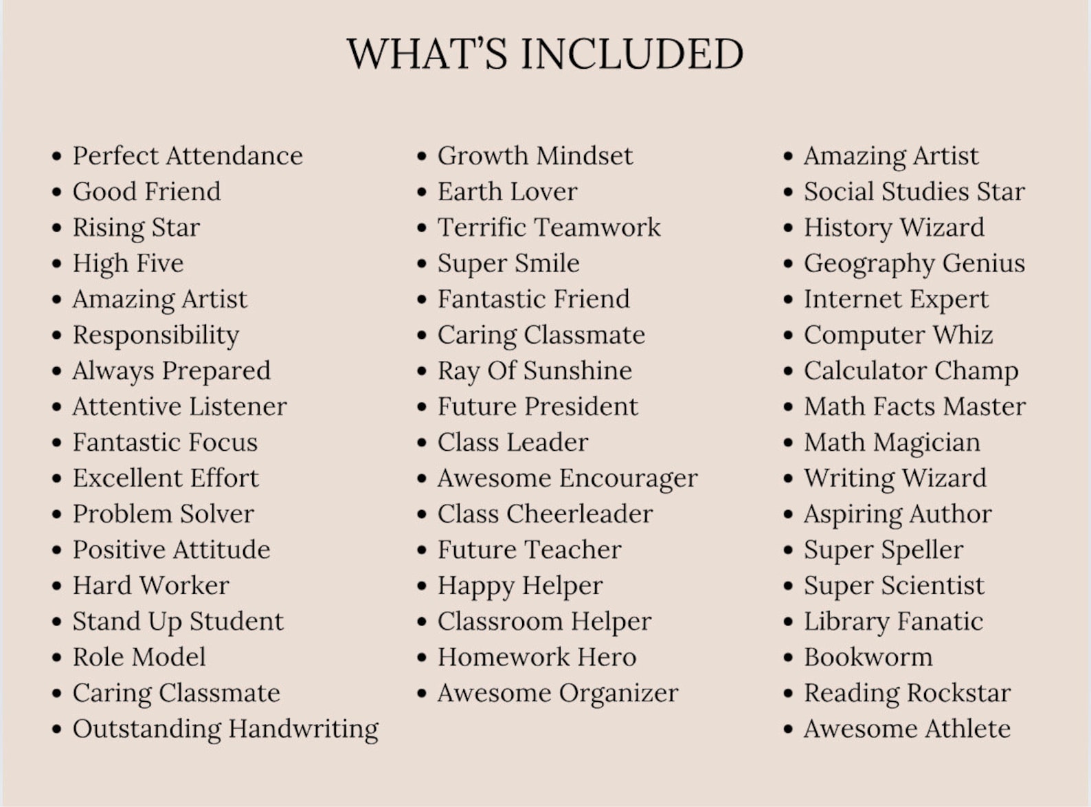 Classroom Awards, End of Year Awards, Student Awards, Printable Student ...