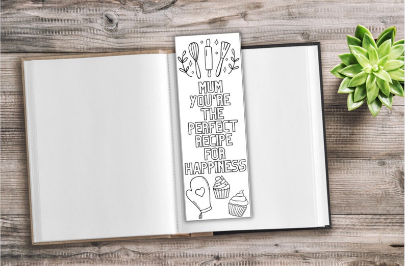 Mum Colouring Bookmarks Printable, Mothers Day Bookmarks, Bookmarks for ...