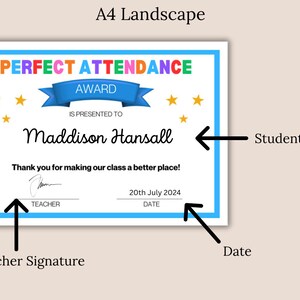 Classroom Awards, End of Year Awards, Student Awards, Printable Student ...