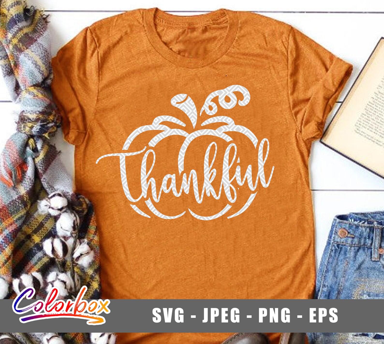Thankful Svg Pumpkin Svg Thanksgiving SVG Pumpkin Svg - Etsy