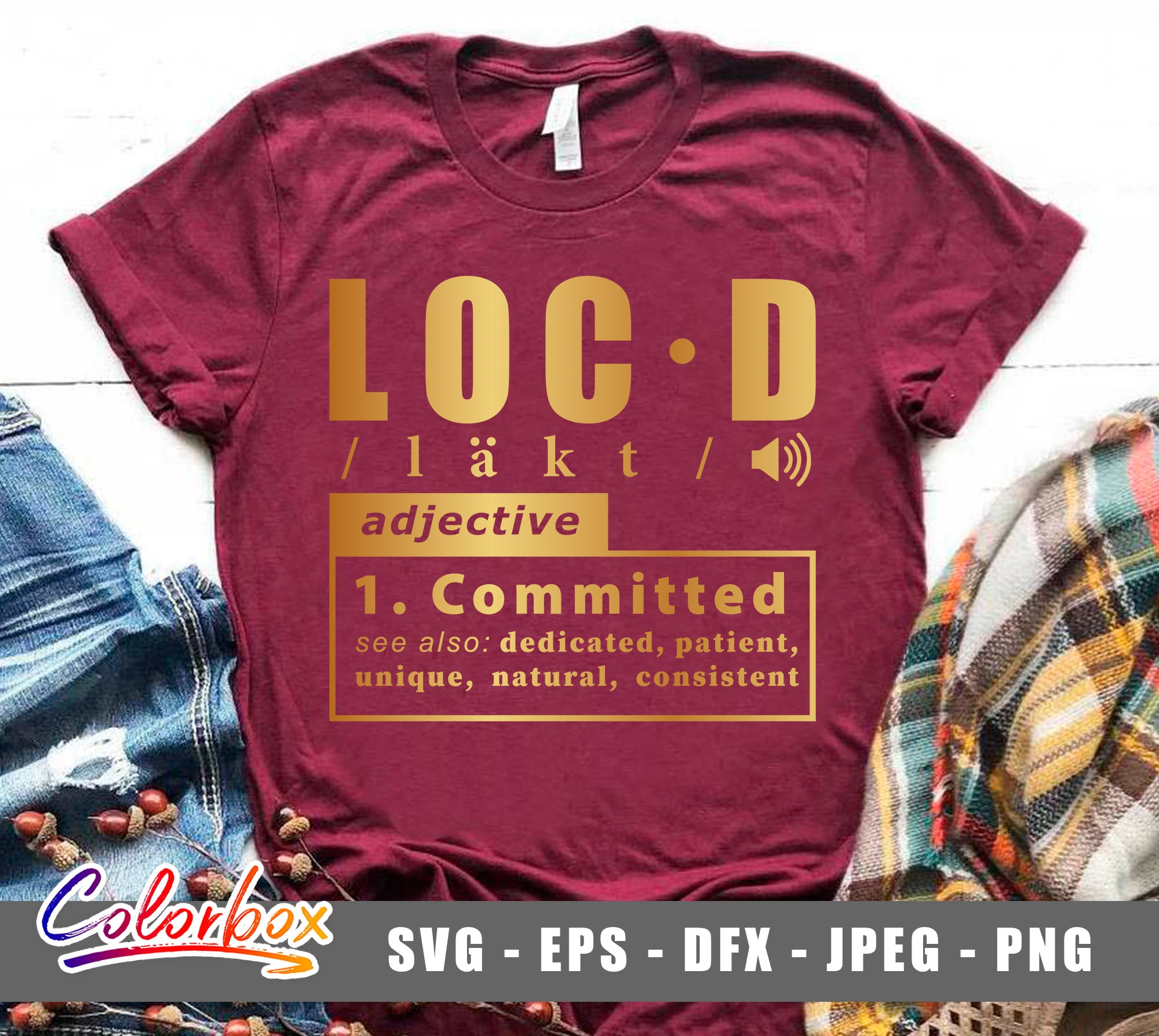 Loc'd Definition SVG Loc Lifestyle Loc D Definition Melanin - Etsy