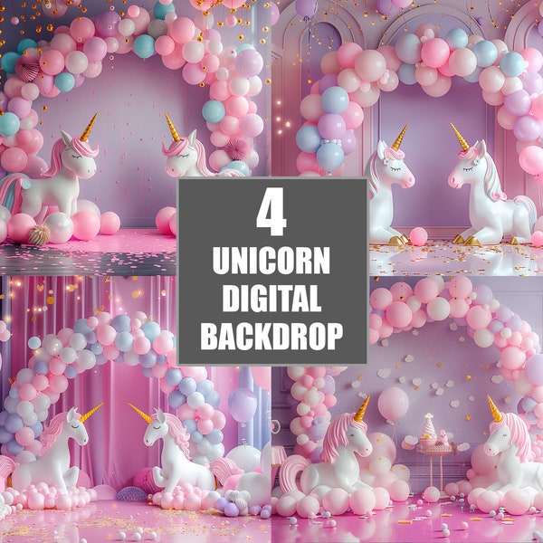 Unicorn Backdrop - Etsy