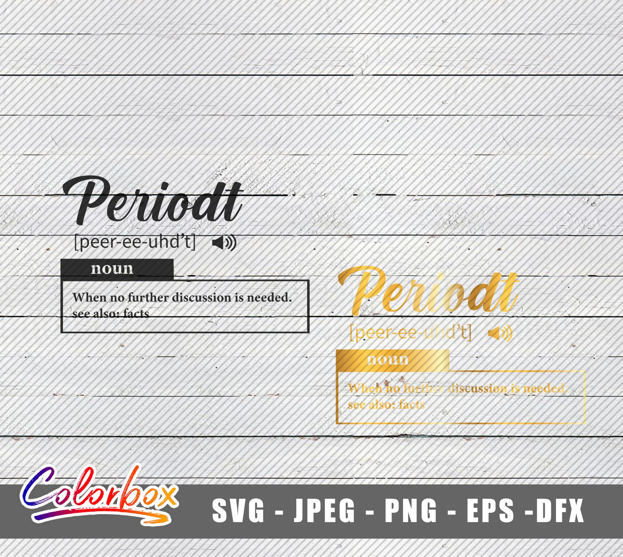 Periodt Definition Svg Motivational Svg Black Women Dope - Etsy Canada