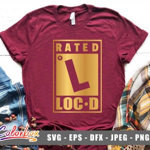 Rated L Loc D Svg, Locs Svg, It's the Locs for Me Svg, Dreadlocks Svg ...
