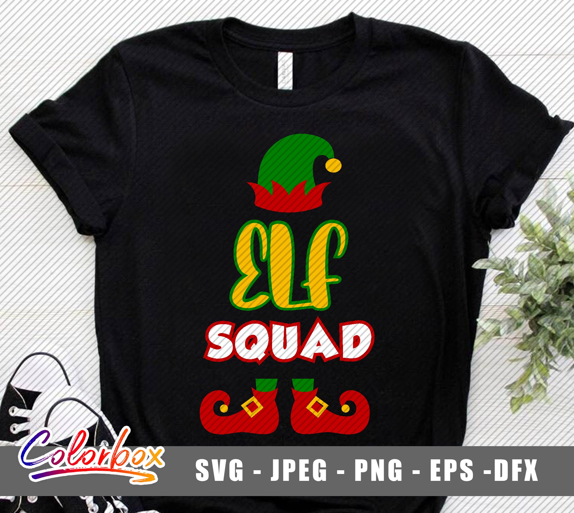 The Elf Svg Christmas Shirts Svg Family Elf Matching Shirts - Etsy