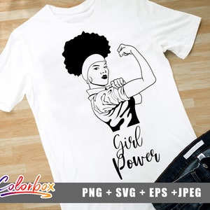 Black Woman Svg, Rosie Riveter Svg, Black Lives Matters Svg, Afro Svg ...