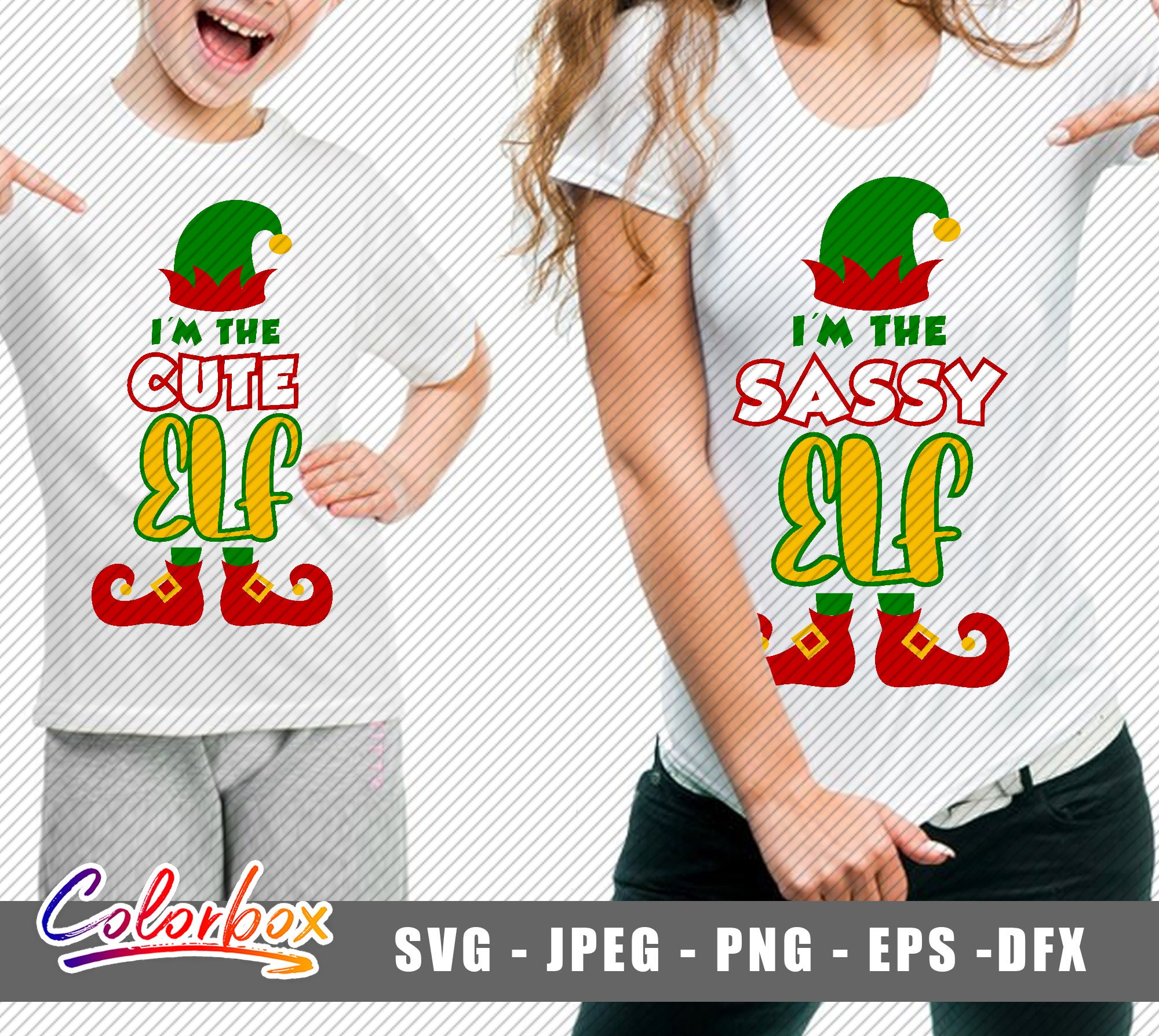 The Elf Svg Christmas Shirts Svg Family Elf Matching Shirts - Etsy