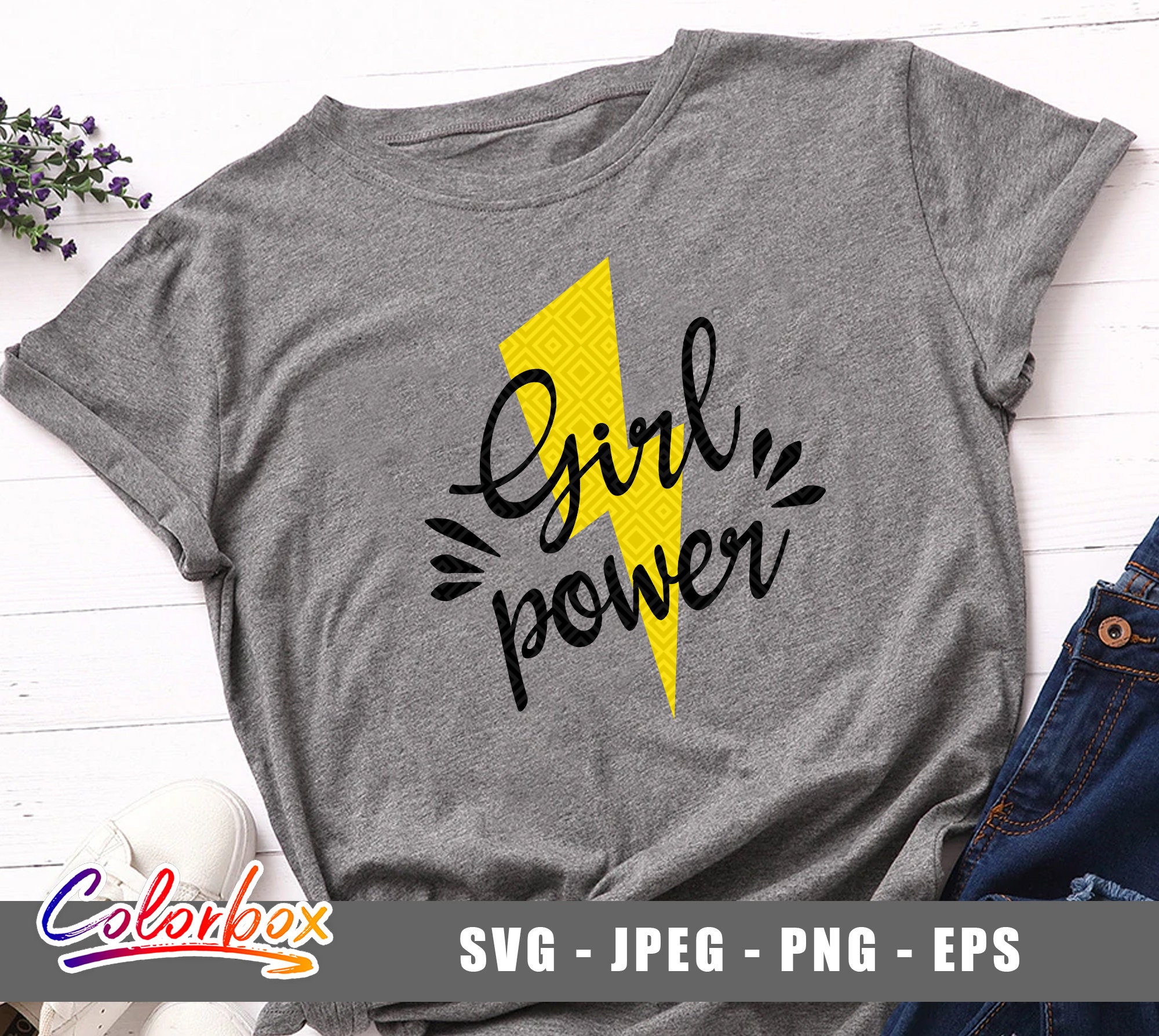 Girl Power SVG Cut Files Cricut Files Funny svg Clipart | Etsy