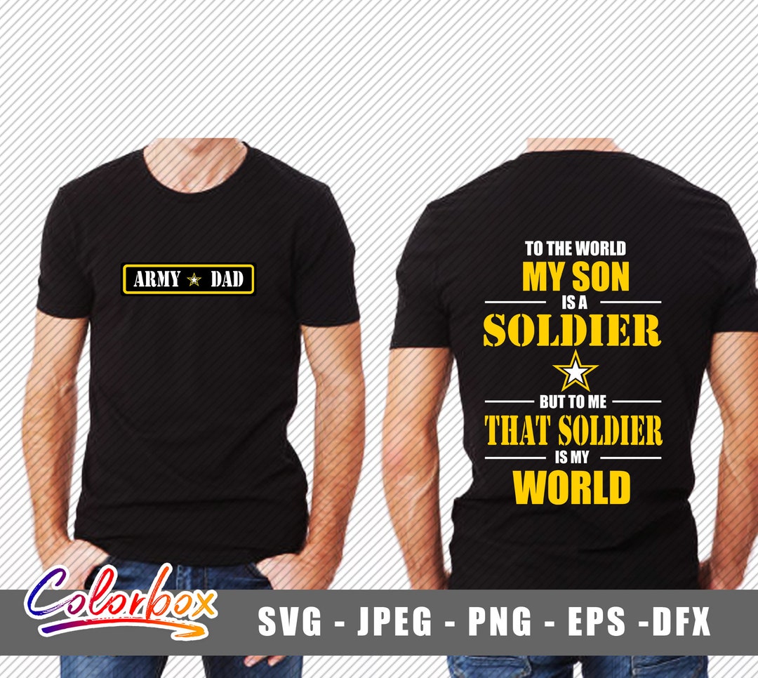 Army Dad Svg File - Proud Army Dad - Proud Military Dad - Army Dad ...