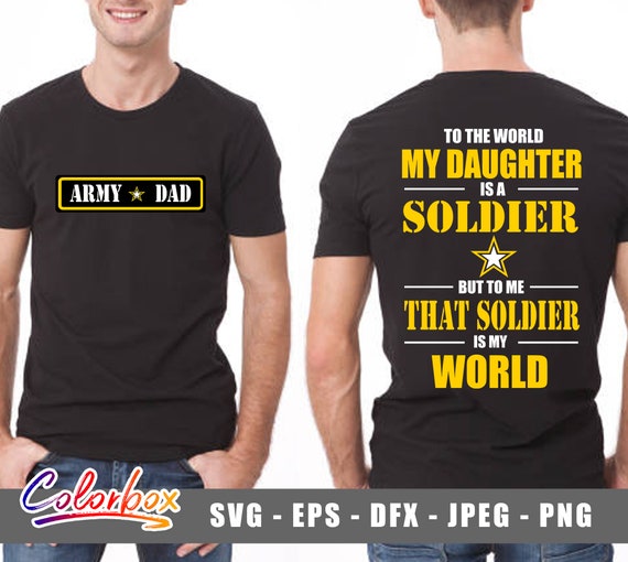 Army Dad Svg File Proud Army Dad Proud Military Dad | Etsy