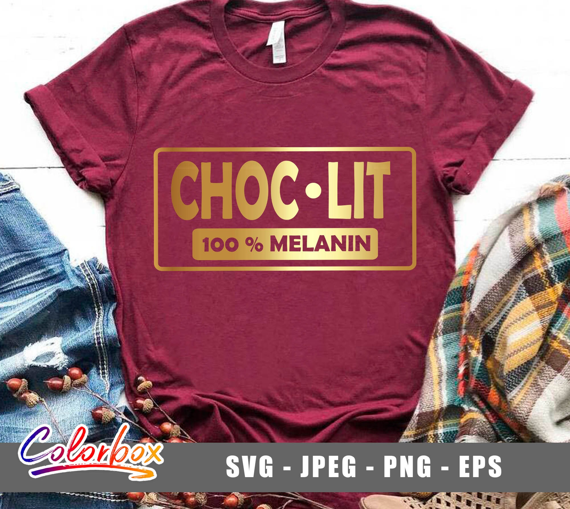 Choc LIT 100% Melanin Svg African American Svg Black Svg - Etsy Canada