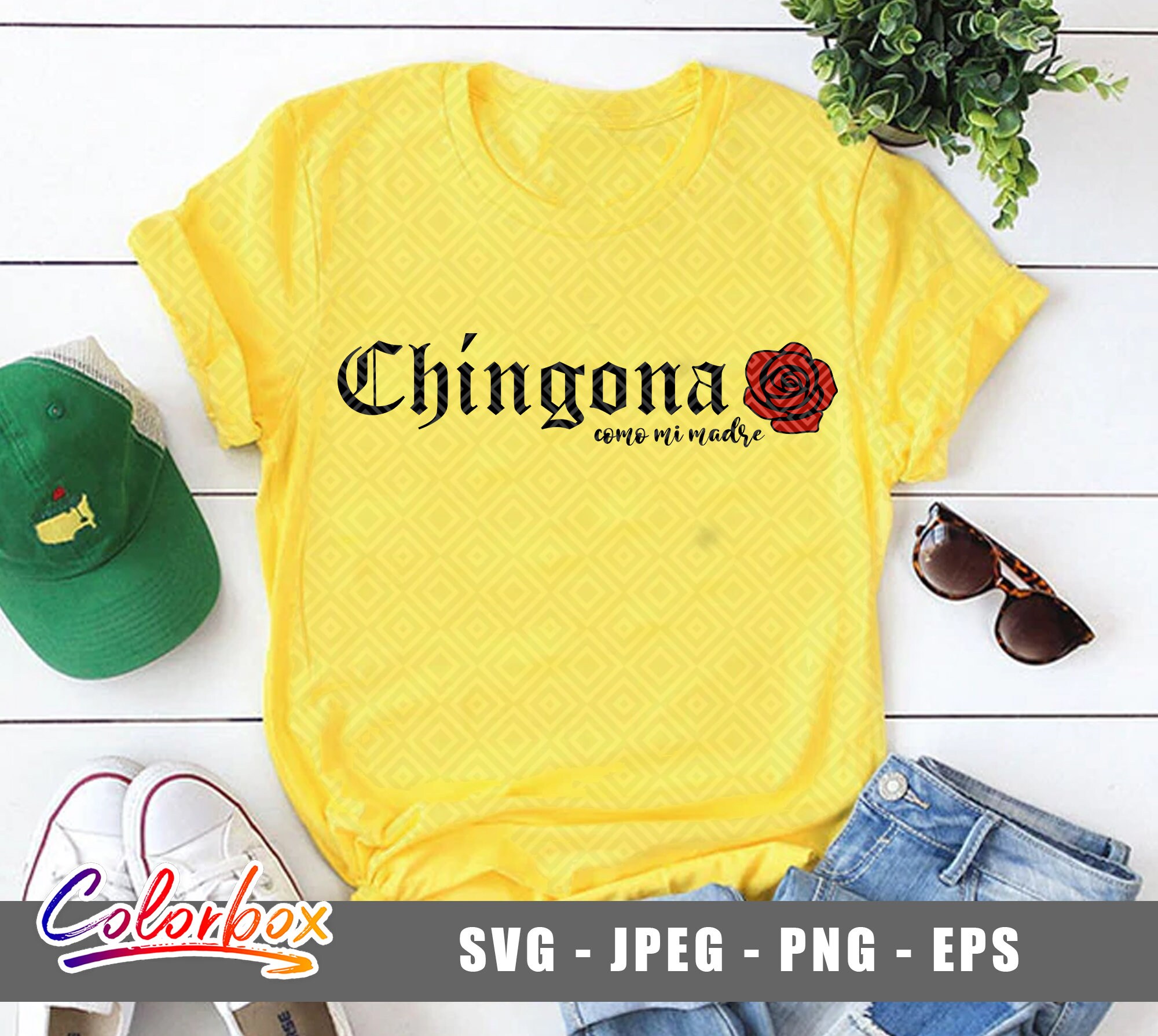 Chíngona Svg Chingona Como Mi Madre Svg Mujer Latina Svg - Etsy