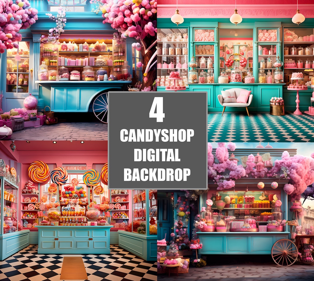 Candyshop Backdrops for Photography: Make Your Moments Shine, Candy ...