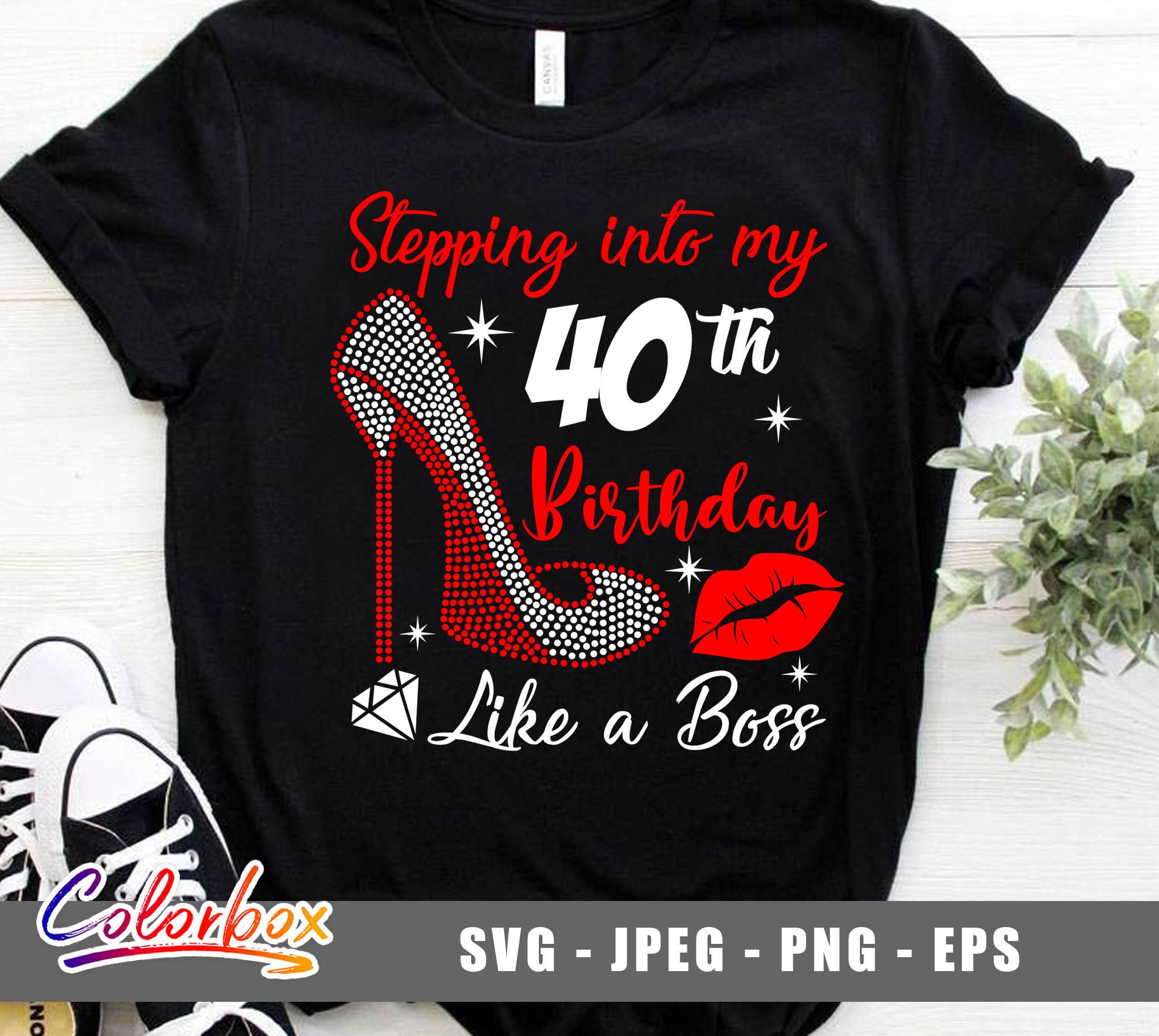 Stepping Into My 40th Birthday Like a Queen SVG 40th - Etsy Canada