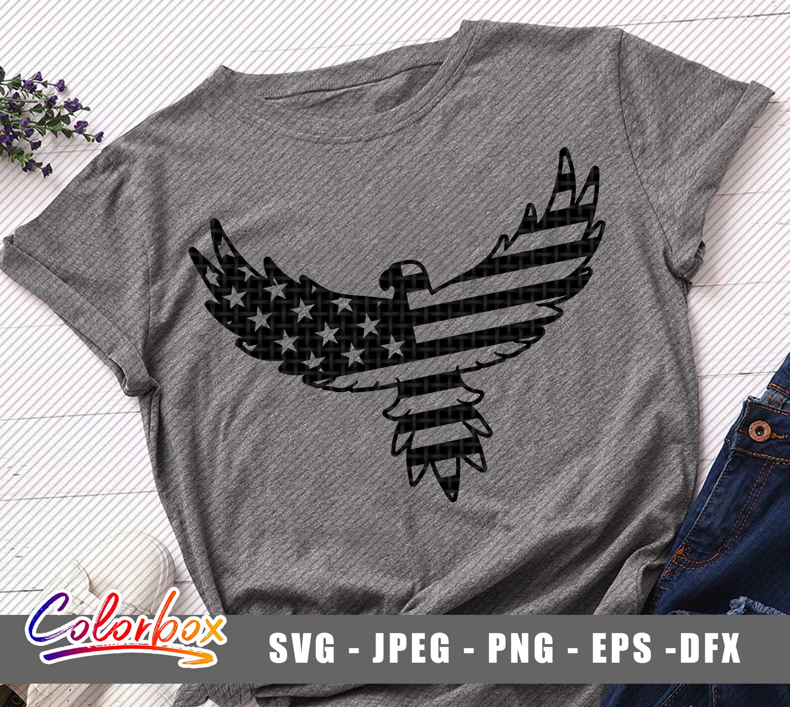 Eagle American Flag Svg 4th of July Svg Patriotic Svg - Etsy