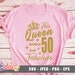 This Queen Makes 50 Look Fabulous Svg, Birthday Queen Svg, 50th ...
