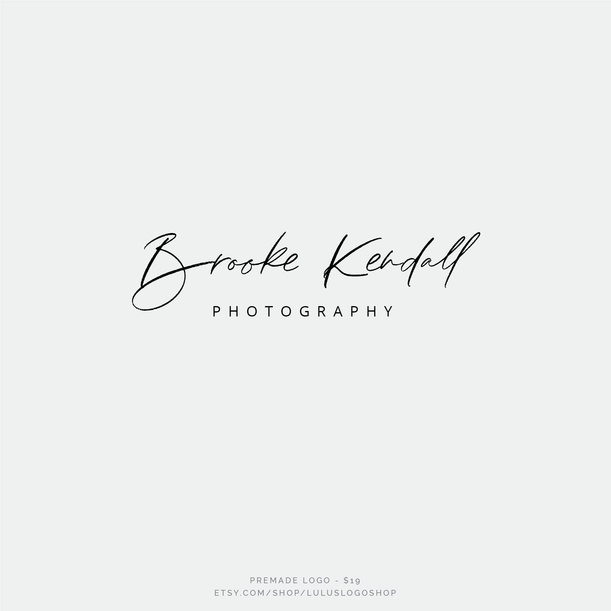 Stationery Premade Logo Design Minimalist Watermark Logo Boutique logo ...