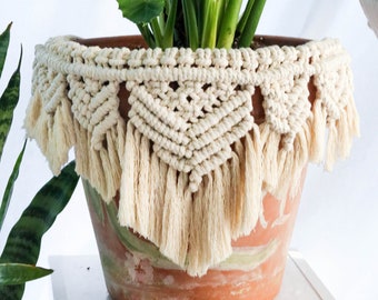Macrame Pot Cover | Etsy