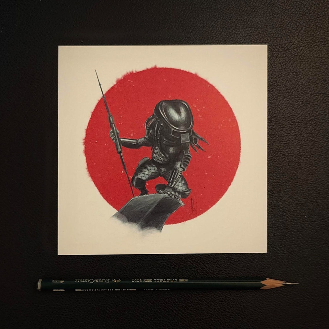 Art Print, Predator, Yautja Creature Style, Mini Poster, High Quality ...
