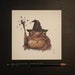 Art Print, the Mighty Wizard Toad, High Quality Digital Printing. - Etsy