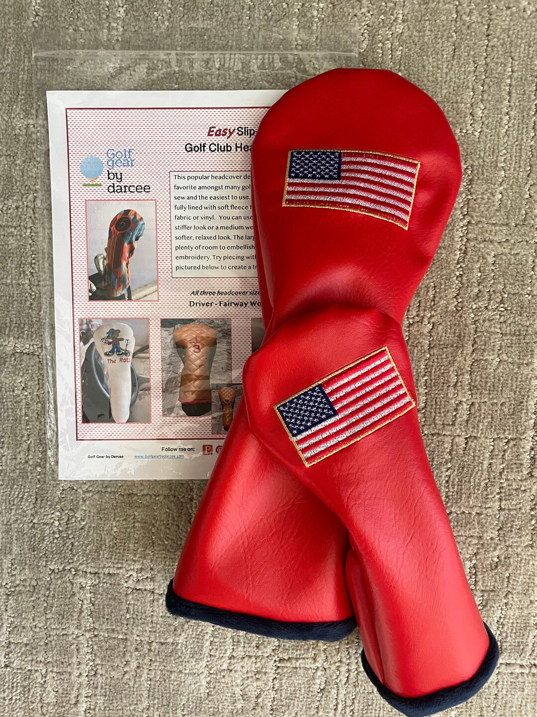 Easy Slip-on Headcover Sewing Pattern - Etsy