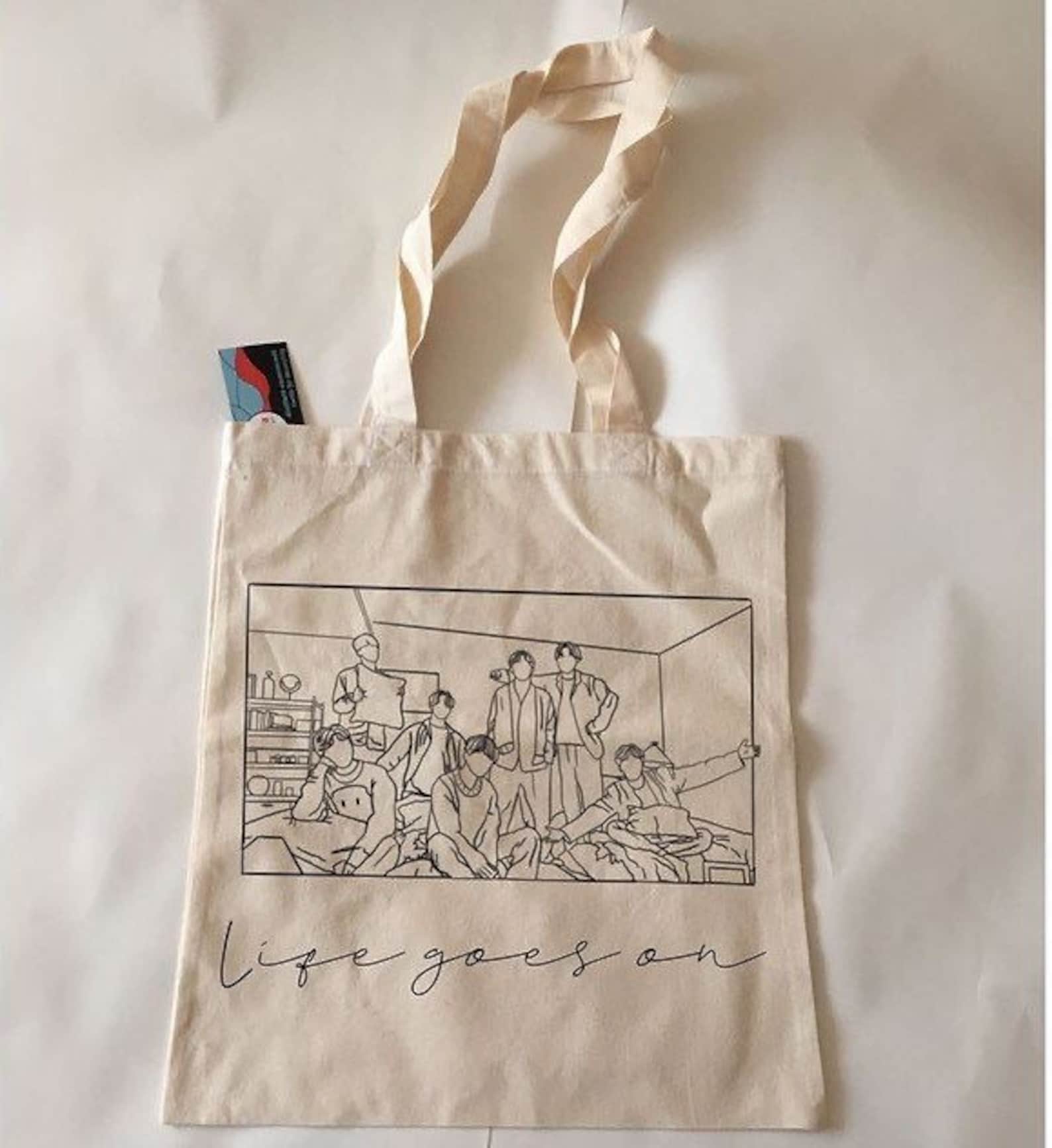 BTS Tote Bag - Etsy