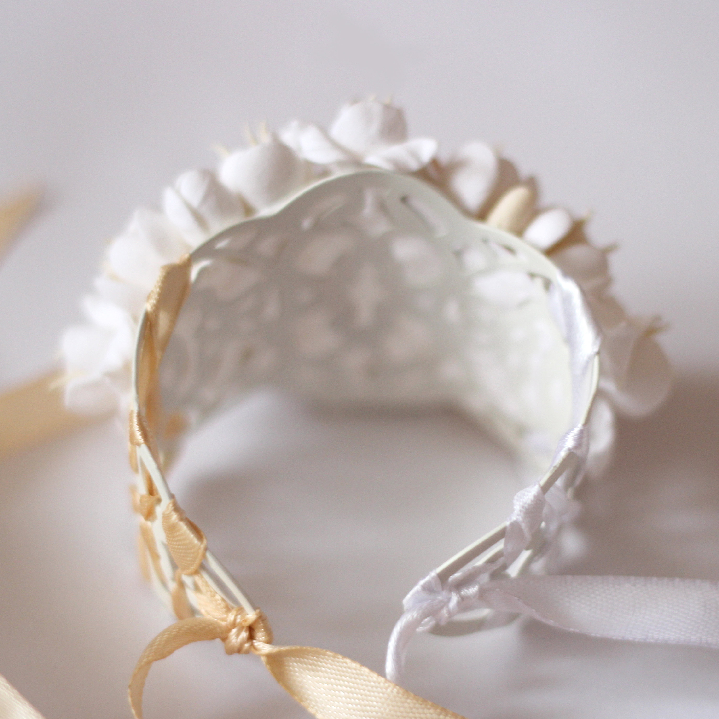 Floral Wedding Bracelet for a Bride or Bridesmaids Ivory - Etsy