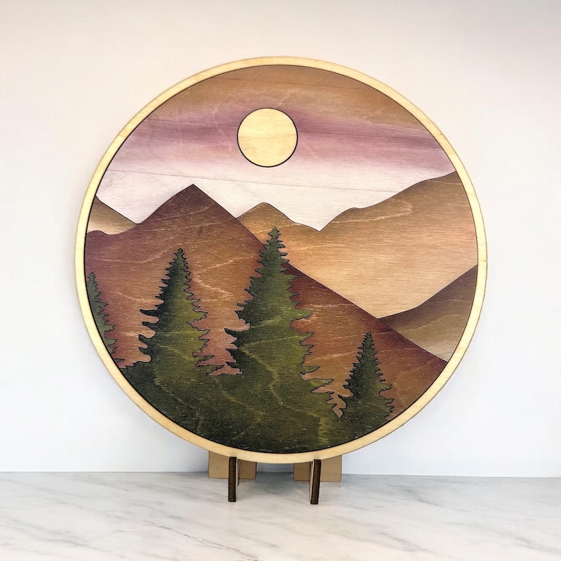 Round Artwork - Etsy