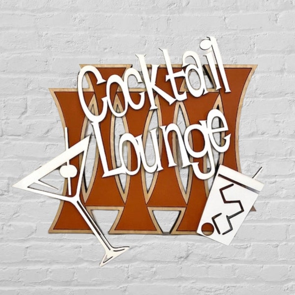 Mid Century Sign - Etsy