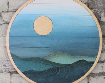 Round Wall Art - Etsy