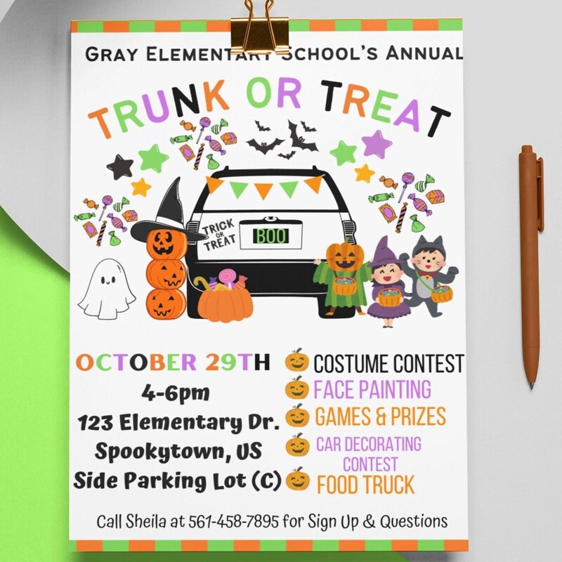 Candy Donation Flyer - Etsy