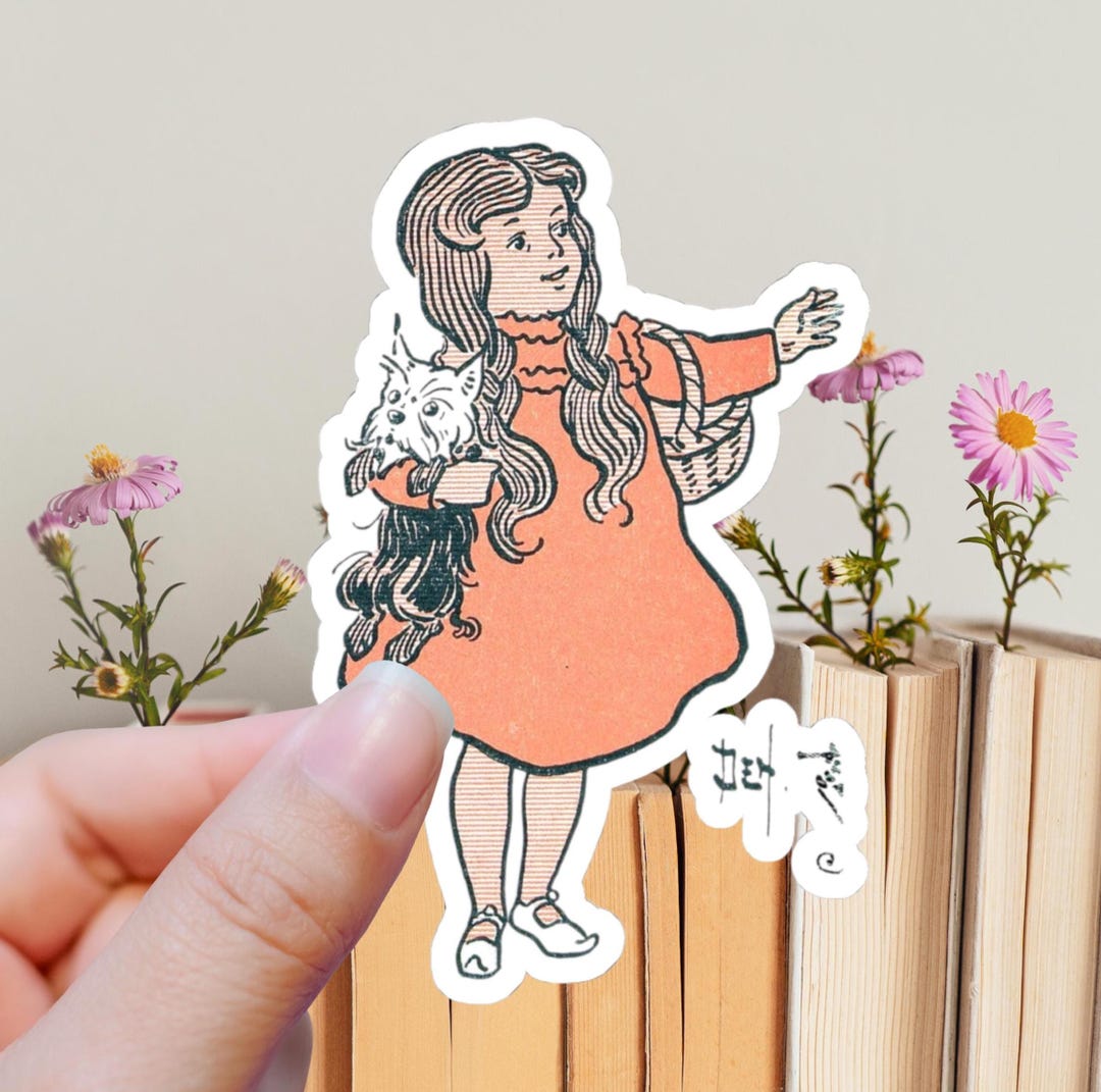Dorothy and Toto Sticker, Wizard of Oz Book Lovers Gift - Etsy