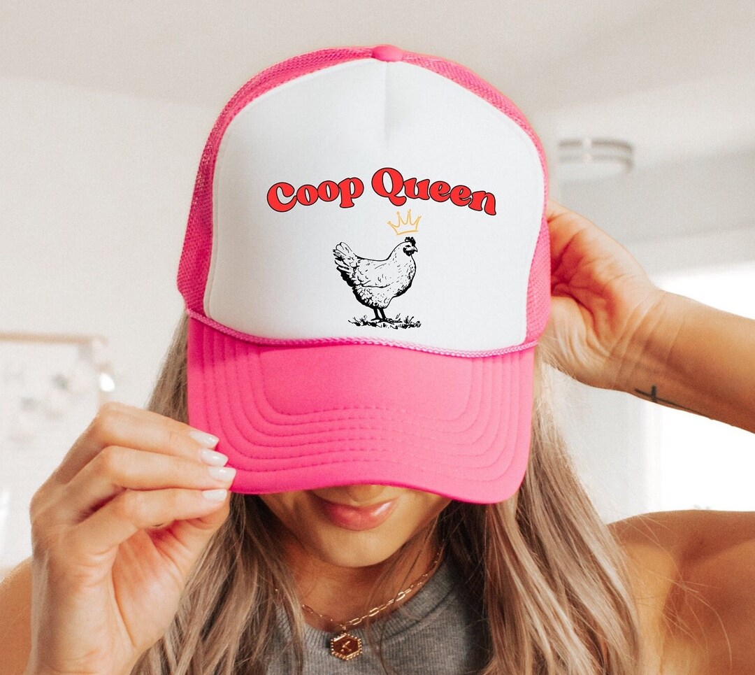 Chicken Hat Coop Queen Snap Back Farmhouse Rustic Hat Chicken Coup Egg ...